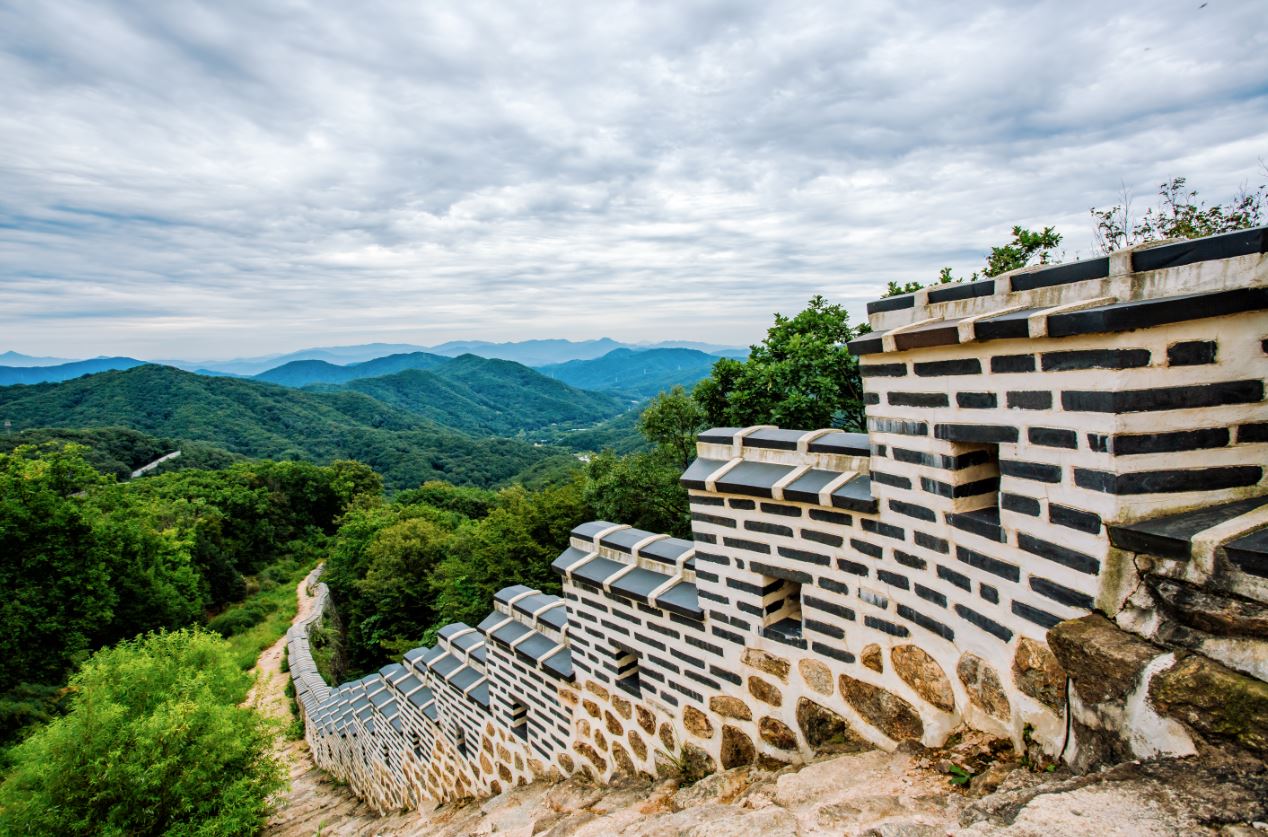 남문 동문 성벽 포토갤러리 남한산성옛길 경기도남한산성세계유산센터
